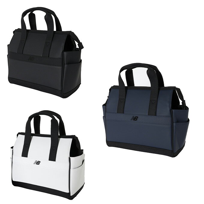 ■カラー：BLK(010)、NAVY(120)、WHT(030) ■サイズ： 21cm×30cm×11cm ■容量：6.9L ■素材： 本体/合成皮革 別布部分/ポリエステル ■原産国：中国 検索ワード：バック かばん 鞄 ラウンドトート