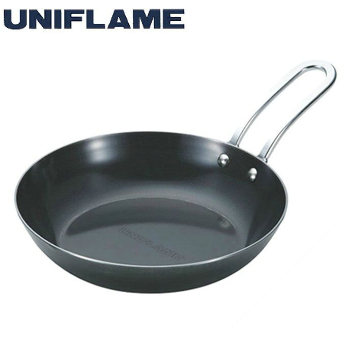 ■サイズ：φ163×35mm■重量：390g■材質：本体/黒皮鉄板1.6mm厚クリアラッカー焼付塗装、ハンドル/スチール検索ワード：アウトドア キャンプ レジャー アウトドアグッズ キャンプ用品 料理器具 BBQ バーベキュー クッカー ※...