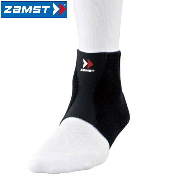 足首を手軽にホールドする保護用サポーター。シューズの中でかさばらないよう、薄さにこだわって設計しました。 ■ソフトサポート ■左右兼用 ■素材：ナイロン、ポリエステル、ポリウレタン ■サイズ：S（19.0～22.0cm） ■カラー：BK