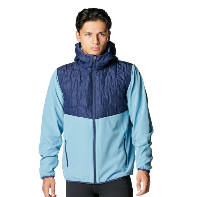 無駄を削ぎ落としたミニマルなデザインに暖かさと撥水機能を搭載。動きやすさと快適さを追求したことで、あらゆる天候下で質の高いランニングをサポートする。この冬、自分史上最高の走りを。 ■カラー：BME(Blue Smoke(418)) ■サイズ...