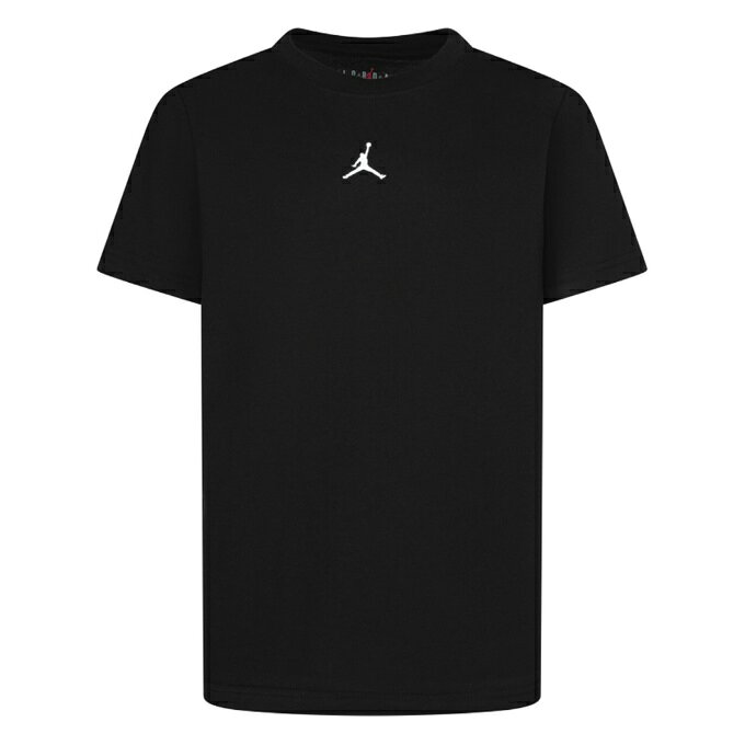 ジャンプマンシルエットがプリントされたベーシックなTシャツです。シンプルなデザインで、スポーツなどのアクティブシーンからタウンユースにと、幅広く活躍してくれるアイテムです。 ■カラー：BK ■サイズ： 140 ( バスト/80cm、着丈/5...