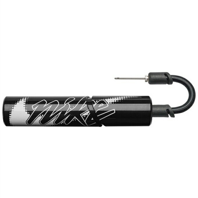 持ち運びに便利なコンパクトデザイン。針1本つき。 ■カラー：BK/BK/WH(091) ■サイズ：F ■素材：ABS樹脂83％、ゴム8％、熱可塑性エラストマー5％、亜鉛合金3%、ナイロン1% ■原産国：中国 検索ワード：ボール空気入れ 空気...