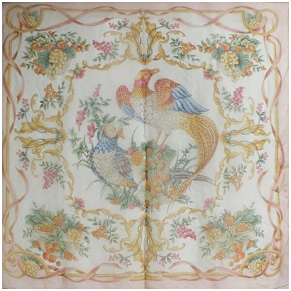 商品の詳細 商品名 サルバトーレフェラガモ シルク スカーフ ピンク×ホワイト 鳥 植物柄 中古 ABランク Salvatore Ferragamo シリアル タグあり サイズ 84×84センチ カラー ピンク×ホワイト 素材 シルク100...