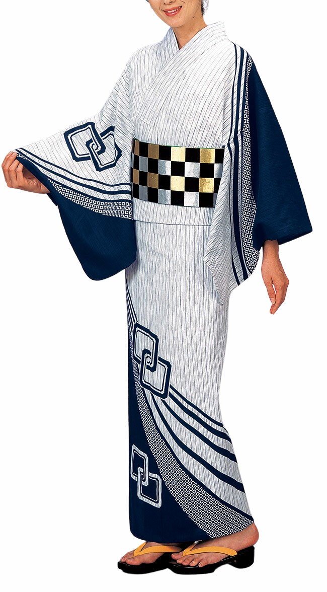 【ゆかた】 ■反物サイズ：巾38cm×長さ12m ■仕立て上がりサイズ：身丈162-164　裄68　袖丈49 　　　　　　　　　　　　　　　前巾25-25.5　後ろ巾30.5-31 ■素材：綿100％ ■生産国：日本製 ■注文が集中した場合...