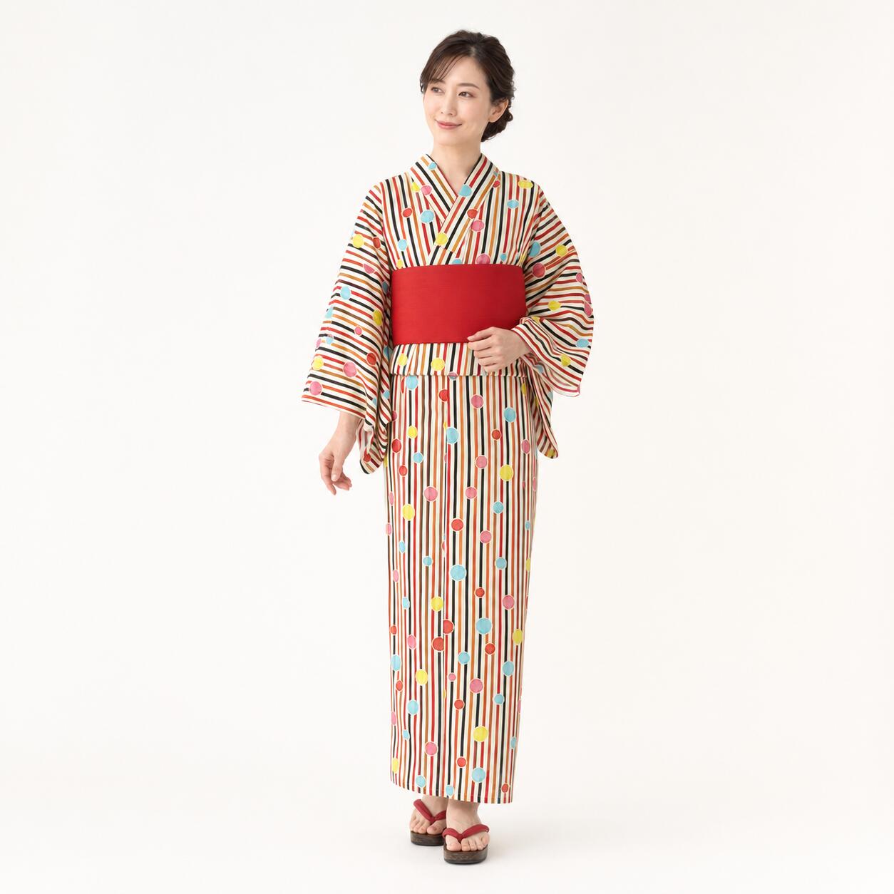 【有村架純　浴衣仕立て上がり】 ■サイズ：適応身長155cm〜170cm　身丈165cm　　　　　　　　袖丈49cm　裄68cm　　　　　　　　　　　　　　　　　 ■素材：綿100％ ■生産国：日本製 可愛い柄が多くある有村架純の浴衣 昨年...