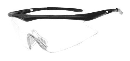 ＜仕様＞ ●ANSI規格品（Z87.1） ●レンズ厚:2.75mm ●静電気防止加工レンズ ●テンプルカラー:ブラック ●レンズ色:クリア ●フレーム色:黒色 ●質量(g):32 ＜特長＞ ●ストレートつる設計で掛け外しがスムーズです。 ●...