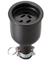 ＜仕様＞ ●定格:接地3P15A250V ●適用電線(mm[[の2乗]]):VCT1.25・2 VCT2 ●防水:○ ●質量(g):155 ＜特長＞ ●ケーブル・コード挿入孔に薄いゴム被膜があるので、防水性に優れ、ケーブル・コードの挿入も容...