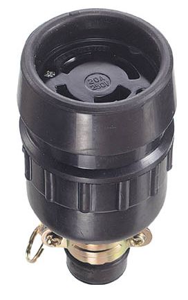 ＜仕様＞ ●定格:接地 3P20A250V ●適用電線(mm[[の2乗]]):2CT・VCT3.5〜5.5 ●防水:○ ●質量(g):220 ＜特長＞ ●結線は圧着端子と当社独自の挟み込み接続ができます。 ●ケーブル・コード挿入孔は薄いゴム...