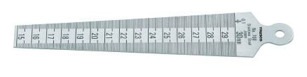 ＜仕様＞ ●器差:±0.05mm ●長さ(mm):153 ●測定範囲(mm):15〜30（0.1目盛） ●質量(g):40 ＜特長＞ ●幅のテーパーを利用してすき間を測定します。 ●焼き入れ品です。 ＜用途＞ ●溝・すき間などの測定。 ＜材...