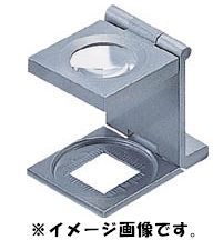 ＜仕様＞ ●最小目盛:1mm ●レンズ:ガラスレンズ ●スケール（mm）:10×10 ●倍率(倍):10 ●レンズ寸法(mm):15 ●幅(mm):24 ●奥行(mm):37 ●高さ(mm):34 ●質量(g):16 ＜特長＞ ●折りたたみ...