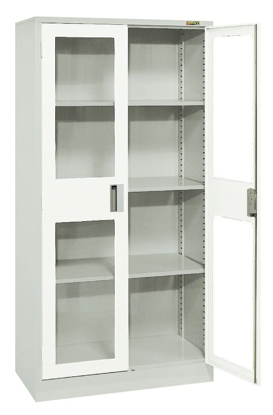 ●外寸：W900×D500×H1800mm●内寸：W840×D470×H1660mm●カラー：グレー●質量：48kg●セット内容（付属品）：棚板3枚付（30mm調整可能）KU-81TGY ※こちらの商品は、メーカー在庫商品でございます。 そ...