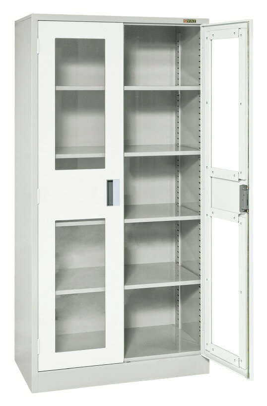 ●外寸：W900×D500×H1800mm●内寸：W840×D470×H1660mm●カラー：グレー●質量：53kg●セット内容（付属品）：棚板4枚付（30mm調整可能）KU-81TGY ※こちらの商品は、メーカー在庫商品でございます。 そ...
