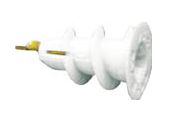 ＜仕様＞ ●引張最大荷重:0.1kN/0.2kN（石こうボード厚み9.5mm/12.5mm） ●頭部径:13mm ●長さ(mm):25 ●適合ビス径(mm):3〜6 ●質量(g):110 ＜特長＞ ●ビスの太さ3mmから6mmに対応しており...