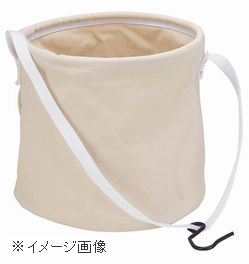 ＜仕様＞ ●フック付 ●径(mm):300 ●高さ(mm):300 ●質量(g):430 ＜特長＞ ●厚手の綿帆布で製作しているので丈夫で軽量なフック付運搬用袋です。 ●底面にベニヤ板入りです。 ●許容荷重9kgです。 ＜用途＞ ●作業工具...