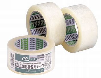 ＜仕様＞ ●粘着力:10.5N/20mm ●引張強度:170N/25mm ●切断にはカッターが必要 ●色:クリア ●幅(mm):50 ●長さ(m):50 ●厚み(mm):0.09 ●質量(g):255 ＜特長＞ ●厚さ0.09mmの重量用O...