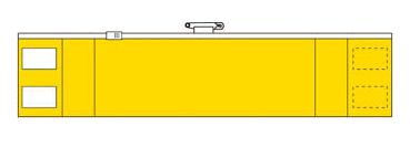 ＜仕様＞ ●マジックテープ付 ●上部安全ピン付 ●記入用紙1枚付(70×220mm) ●色:黄 ●縦(mm):90 ●横(mm):420 ●質量(g):60 ＜特長＞ ●パソコンで製作したオリジナル文字の用紙を差し込めます。 ＜材質・仕上げ...