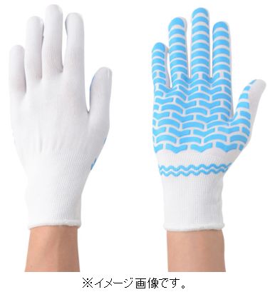 ＜仕様＞ ●15ゲージ編 ●色:ホワイト ●サイズ:M ●全長(cm):22.5 ●手のひら周り(cm):18.0 ●中指長さ(cm):7.0 ●厚さ(mm):2.0 ●質量:33.0g ＜特長＞ ●表面がナイロンで編まれており、汚れが落ち...