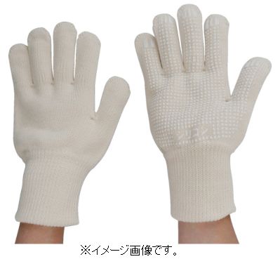 ＜仕様＞ ●7ゲージ編 ●色:生成 ●サイズ:フリー ●全長(cm):27.0 ●手のひら周り(cm):24.0 ●中指長さ(cm):8.0 ●厚さ(mm):7 ●質量:190.0g ＜特長＞ ●約300℃の耐熱性を持つシリコン樹脂のすべり...