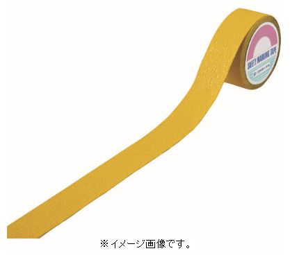 ●滑り止めテープ ●大きく粗い鉱物粒子が優れたグリップ力を発揮 ●重歩行タイプ ●通路、階段、スロープ、作業場等の滑りやすい箇所に。 ●通行量の多い箇所や土、泥の多い現場に最適。 ●アルミ基材なので凹凸面によくなじむ。 ●カラー：黄 ●サイ...