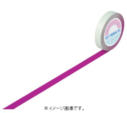 ●サイズ：25mm幅×20m ●材質：オレフィン樹脂（表面ポリエステル加工） ●厚み：0.2mm ●室内床の区域標示用に ※100m巻のみ箱入りです。