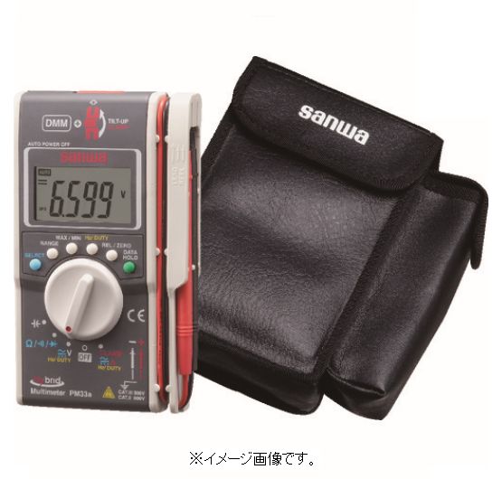 ＜特長＞ ●ポケットサイズのマルチメーターとクランプメーターの複合機です。 ●クランプはU字型、薄さ7mm、クランプ径Φ10mmで、0〜180°まで角度変更可能です。 ●MIN/MAX値のホールド機能付です。 ●CE規格品です。 ●国際安全...