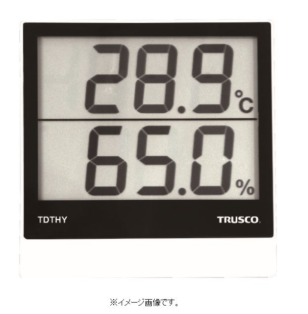＜特長＞ ●大きなデジタル表示です。 ●スタンド内蔵です。 ●壁掛、置型にもなります。 ＜仕様・規格＞ ●幅×奥行×高さ：102×18×103mm ●温度最小表示：0.1℃ ●湿度最小表示：1%RH ●測定温度範囲(℃)：-5〜49 ●測定...