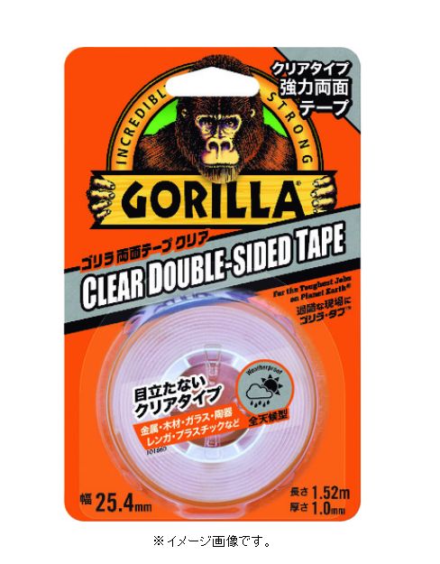 ＜特長＞ ●目立ちにくいクリアタイプです。 ●耐水性に優れ屋内外問わず使用できます。 ●粗面でも使用できます。 ＜用途＞ ●さまざまな素材の固定および接着。 ＜仕様・規格＞ ●耐熱・耐寒温度：-40～120℃ ●耐熱性：120℃ ●色：透明...