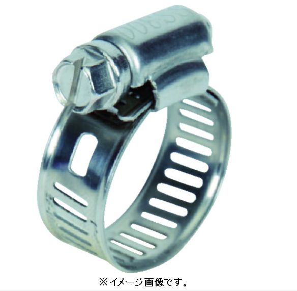 ＜特長＞ ●オールステンレスを採用しているため、耐腐食性が高いです。 ●スクリュー(六角ボルト)をゆるめるとバンド片側はスクリュー部より外れます。 ＜用途＞ ●一般産業、自動車関連。 ＜仕様・規格＞ ●6角ボルト：7.8mm ●最大径(mm...