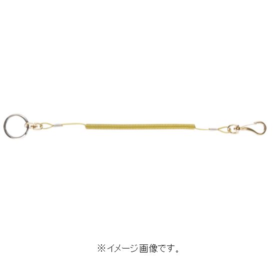 ＜特長＞ ●ステンレスワイヤを特許ループ加工で形状記憶し、ウレタン被膜加工を施していますので伸縮性に優れています。 ●復元力、安全強度、寒冷地の使用や耐候性にも優れ、ループの型崩れも生じません。 ＜用途＞ ●高所作業時の工具落下防止・軽量小...