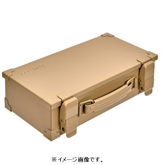 ＜特長＞ ●トランク型の工具箱です。 ●片開き開閉式です。 ＜仕様・規格＞ ●色：ライトサンド ●外形寸法(mm)間口：270 ●外形寸法(mm)奥行：145 ●外形寸法(mm)高さ：70 ●有効内寸(mm)間口：258 ●有効内寸(mm)...
