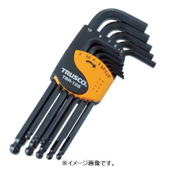 ＜特長＞ ●ホルダが回転でき、各サイズの六角棒レンチの出し入れがしやすいです。 ●表面処理は黒染め加工です。 ●硬度はHRC52～56です。 ＜仕様・規格＞ ●セット内容(mm)：1.5、2、2.5、3、4、4.5、5、5.5、6、7、8、...