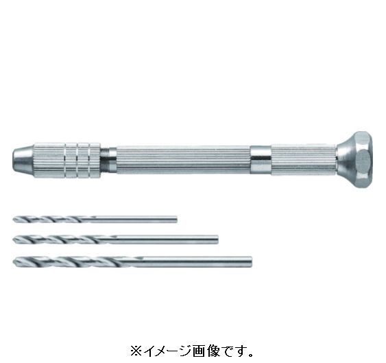 ＜特長＞ ●細かなサイズの穴あけやバリ取りに最適なピンバイスです。 ●精密加工・ホビーなど、細かなサイズの穴あけやタップホルダとして多用途に使えます。 ＜仕様・規格＞ ●ハンドルすじめ加工 ●頭部回転キャップ付 ●適合サイズ(mm)：φ0....