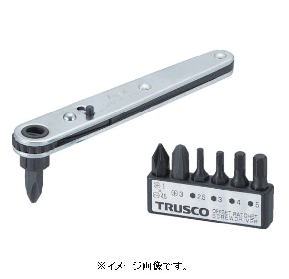 ＜特長＞ ●ラチェット機構により狭い場所での早回しが可能です。 ＜用途＞ ●狭い場所でのねじの取り外し作業。 ＜仕様・規格＞ ●差込角(mm)：H6.35 ●全長(mm)：108 ●刃先：（－）4.5×（＋）No.1、（－）6×（＋）No....