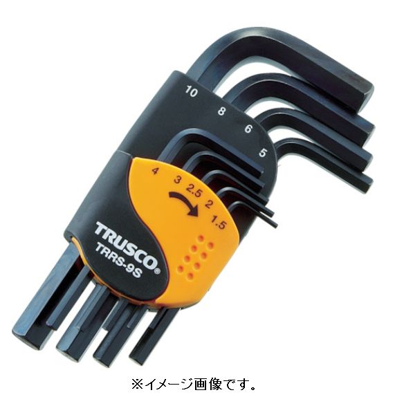 ＜特長＞ ●ホルダが回転でき、各サイズの六角棒レンチの出し入れがしやすいです。 ●高品質な鋼材と優れた熱処理により硬度HRC50～58の高い品質を維持しています。 ＜仕様・規格＞ ●セット内容(mm)：1.5、2、2.5、3、4、5、6、8...