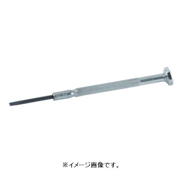 ＜特長＞ ●微細なねじの取り付け、取り外しに最適なドライバーです。 ●時計、ラジオ、メガネ、精密機器、プラモデルなどの組立修理などに便利です。 ＜仕様・規格＞ ●硬度：HRC53～56 ●刃先：（－）1.8×0.31 ●軸長(mm)：24 ...