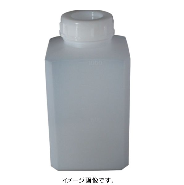 ＜特長＞ ●正方形なので、すき間なく収納できます。 ●密閉性を重視していますので中栓を付けています。 ＜用途＞ ●液体を入れる容器。 ＜仕様・規格＞ ●中栓付 ●耐熱温度：80℃(中栓は60℃) ●パッキンなし ●目盛付 ●目盛間隔100m...