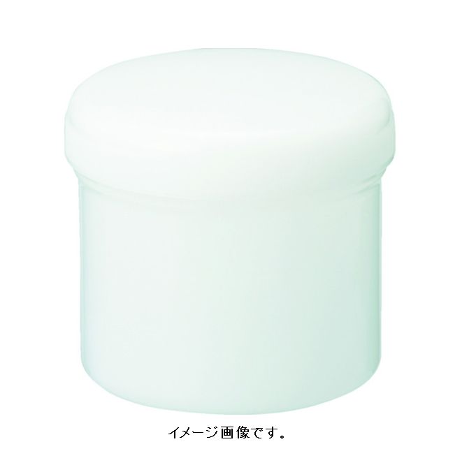 ＜特長＞ ●口径の広いPE製の容器、内部に突起がありません。 ●ペースト状の物でも全量近く取り出すことができます。 ＜仕様・規格＞ ●中栓付 ●耐熱温度：80℃(中栓は60℃) ●直径(mm)：83 ●高さ(mm)：81 ●口径(mm)：7...