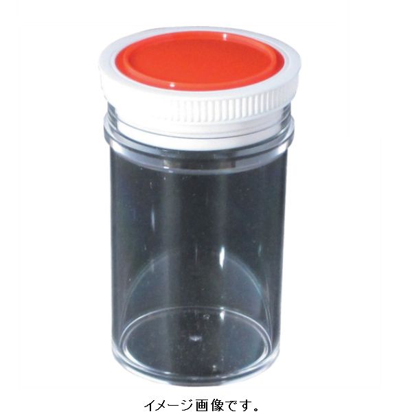 ＜特長＞ ●粉末・錠剤用標本瓶または見本容器として便利です。 ＜仕様・規格＞ ●押し込みフタ ●耐熱温度：80℃ ●直径(mm)：44 ●高さ(mm)：80.5 ●口径(mm)：42.5 ●容量(ml)：70 ●色：透明 ●フタ色：橙 ●中...