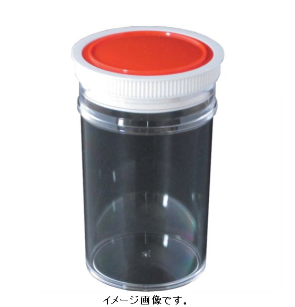 ＜特長＞ ●粉末・錠剤用標本瓶または見本容器として便利です。 ＜仕様・規格＞ ●押し込みフタ ●耐熱温度：80℃ ●直径(mm)：59.5 ●高さ(mm)：109 ●口径(mm)：59.5 ●容量(ml)：200 ●色：透明 ●フタ色：橙 ...