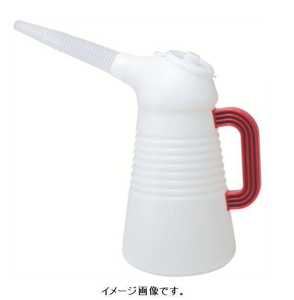 ＜特長＞ ●フタ付でゴミやホコリが入りにくい構造です。真鍮製こしあみ付です。 ●取手の色が4色で、油の種類別に管理ができます。 ●オイルなど液体の移し替えに適しています。 ＜用途＞ ●オイルなど液体の移し替え。 ＜仕様・規格＞ ●容量(ml...