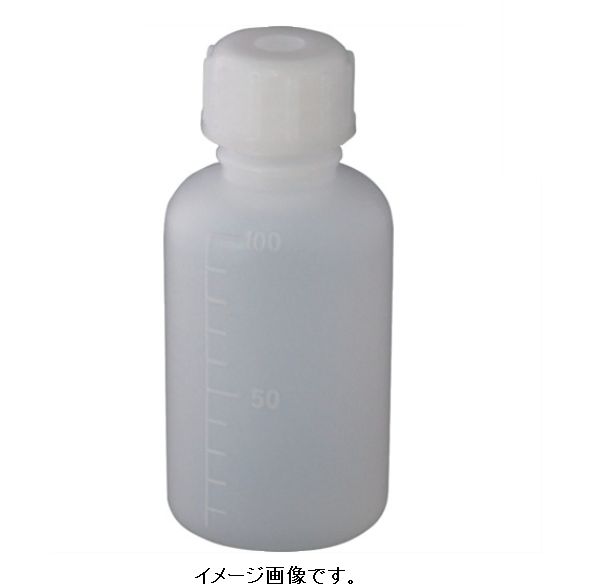 ＜特長＞ ●密閉性が高く、液体の使用に向いています。 ＜仕様・規格＞ ●中栓付 ●耐熱温度：80℃(中栓は60℃) ●目盛付 ●目盛間隔(ml)：10 ●直径(mm)：46 ●高さ(mm)：100 ●口径(mm)：24 ●容量(ml)：10...