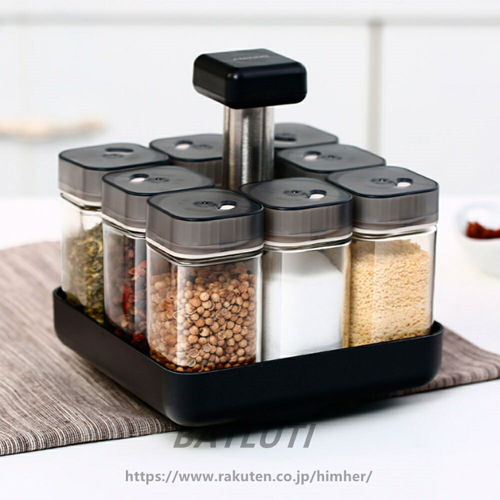 材質:ガラス、ABS、PP 詳しいサイズは画像を参照してください。 商品：スタンド1個、調味料ビン8個 容量：100ML*8個　 調味料ガラス瓶8個セットなので、いろんな種類の調味料を保管できます。 ガラス瓶なので中身がすぐに分かり、耐久性...