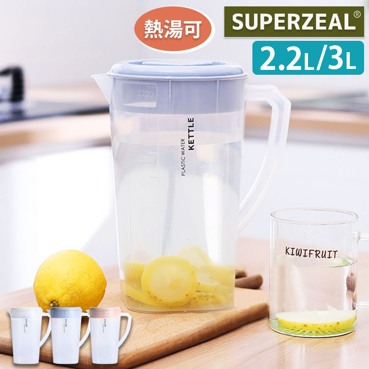 ITEM INFO 仕様 ・サイズ (約)▼ -2.2L：12.5*22.5cm　3L：25.5*14.2cm ・重さ(約)▼ -2.2L：188g　3L：250g ※食洗機使用不可 ※ 熱いお湯を入れることができますので、やけどしないよう...