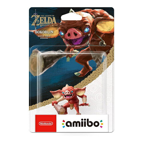 《新品》amiibo ボコブリン　ブレス オブ ザ ワイルド（ゼルダの伝説シリーズ） 『ゼルダの伝説 ブレス オブ ザ ワイルド』に登場する敵キャラクター「ボコブリン」が立体化されたアイテムです。 作品の雰囲気を忠実に再現した造形と彩色で、...