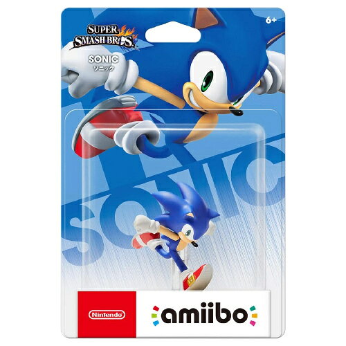 《新品》amiibo ソニック（大乱闘スマッシュブラザーズシリーズ） スピードスター「ソニック・ザ・ヘッジホッグ」を立体化したamiiboフィギュアです。 青いハリネズミの特徴的なデザインや、疾走感あふれるポーズを忠実に再現。・ソニックらし...