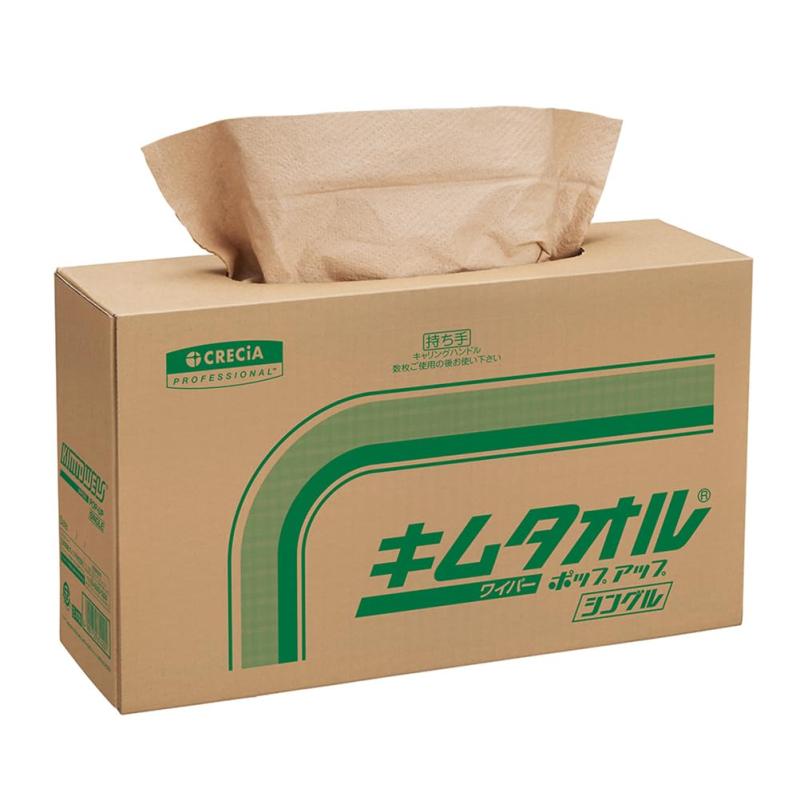 日本製紙クレシア キムタオルポップアップ シングル 61420