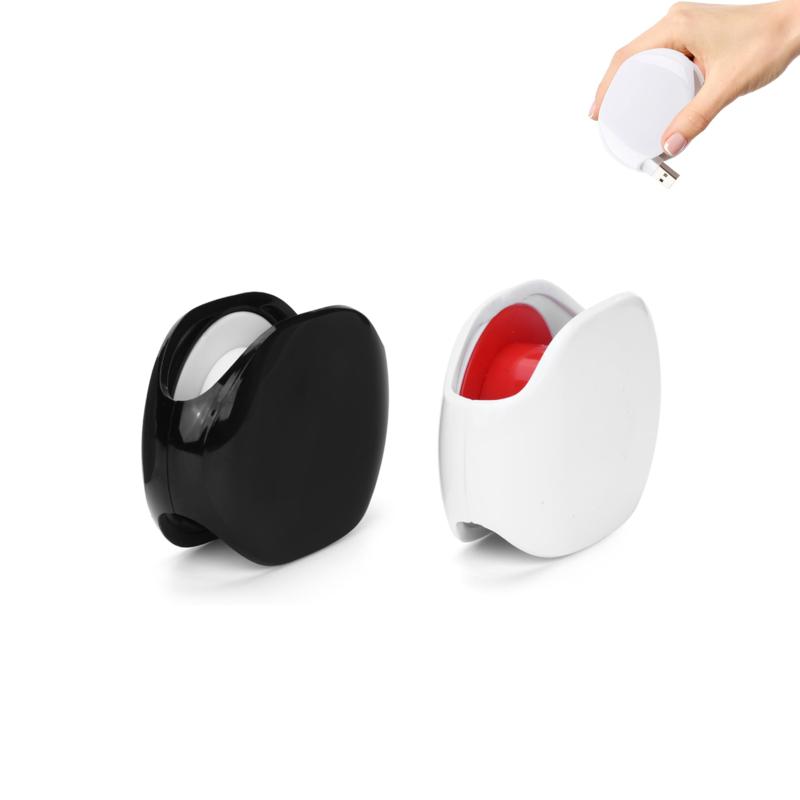 Livos、2色セット、ポータブルミニケーブルワインダー、ストレージ、自動巻き、データ管理充電ケーブルオーガナイザー、ケーブル、コード巻き取り器、ヘッドホンボックス（黒+白）、（ワンタッチ自動巻き取り &amp; 絡まり防止設計。「自動巻き...