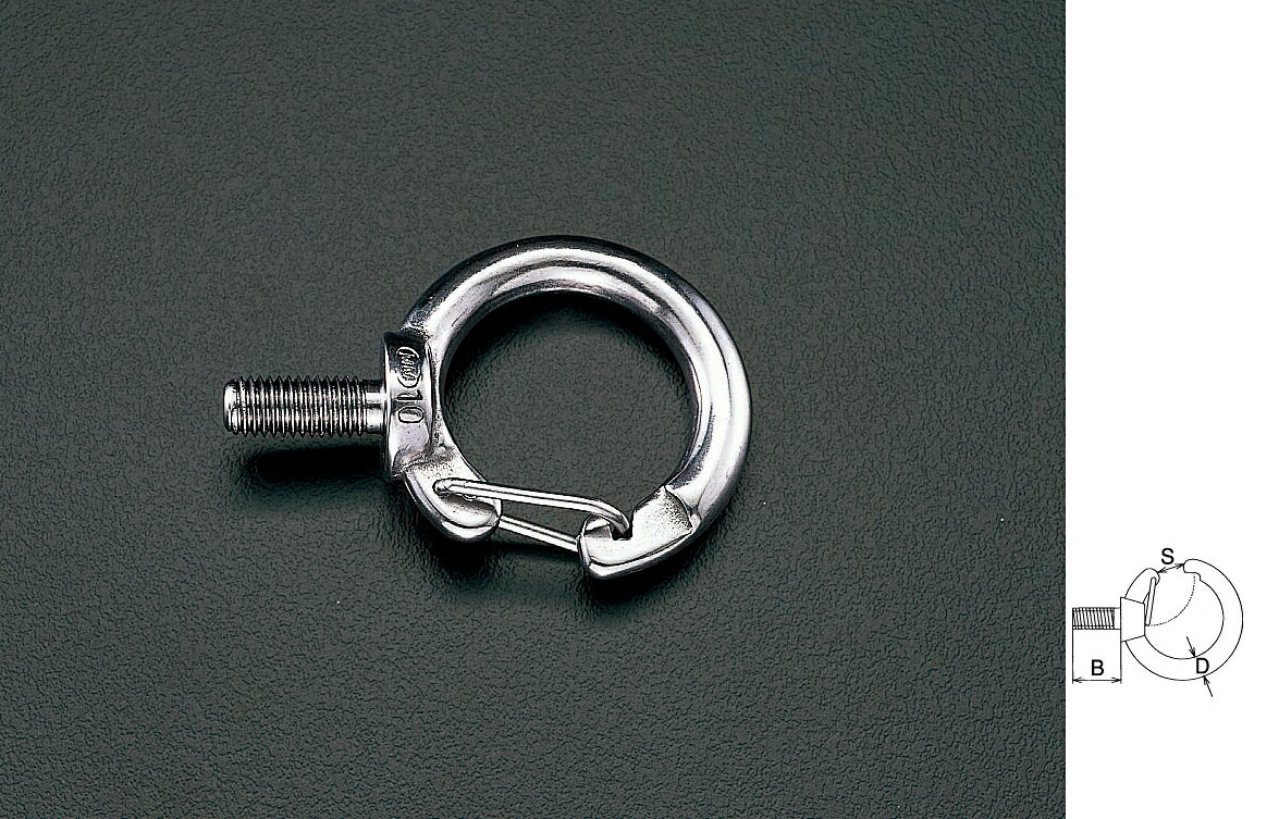 ●材質:SUS304●サイズ:D:10mm、B:25mm、S:12mm●ねじ径:M10●使用荷重:40kg000012052772楽天 HD店　