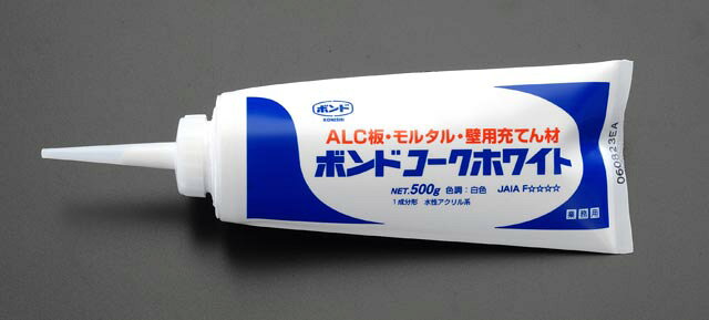 ●内容量:500g●カラー:ホワイトALC板の目地やスキ間の充てんにアクリル樹脂系塗装可能JAIA F☆☆☆☆JAIA4VOC000012075647 HD　