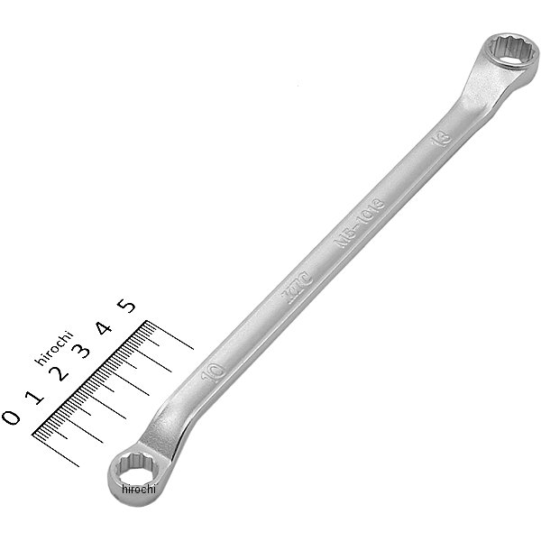 M5-1013 45°×14°ロングめがねレンチ (10mm/13mm)立ち上がり角は狭い場所でも使いやすい45°×6°を採用。オフセット高さと長さを抑え、狭い場所での使い勝手をよくすると同時に、ボルト・ナットに効率よく力を伝えます。柄は、...